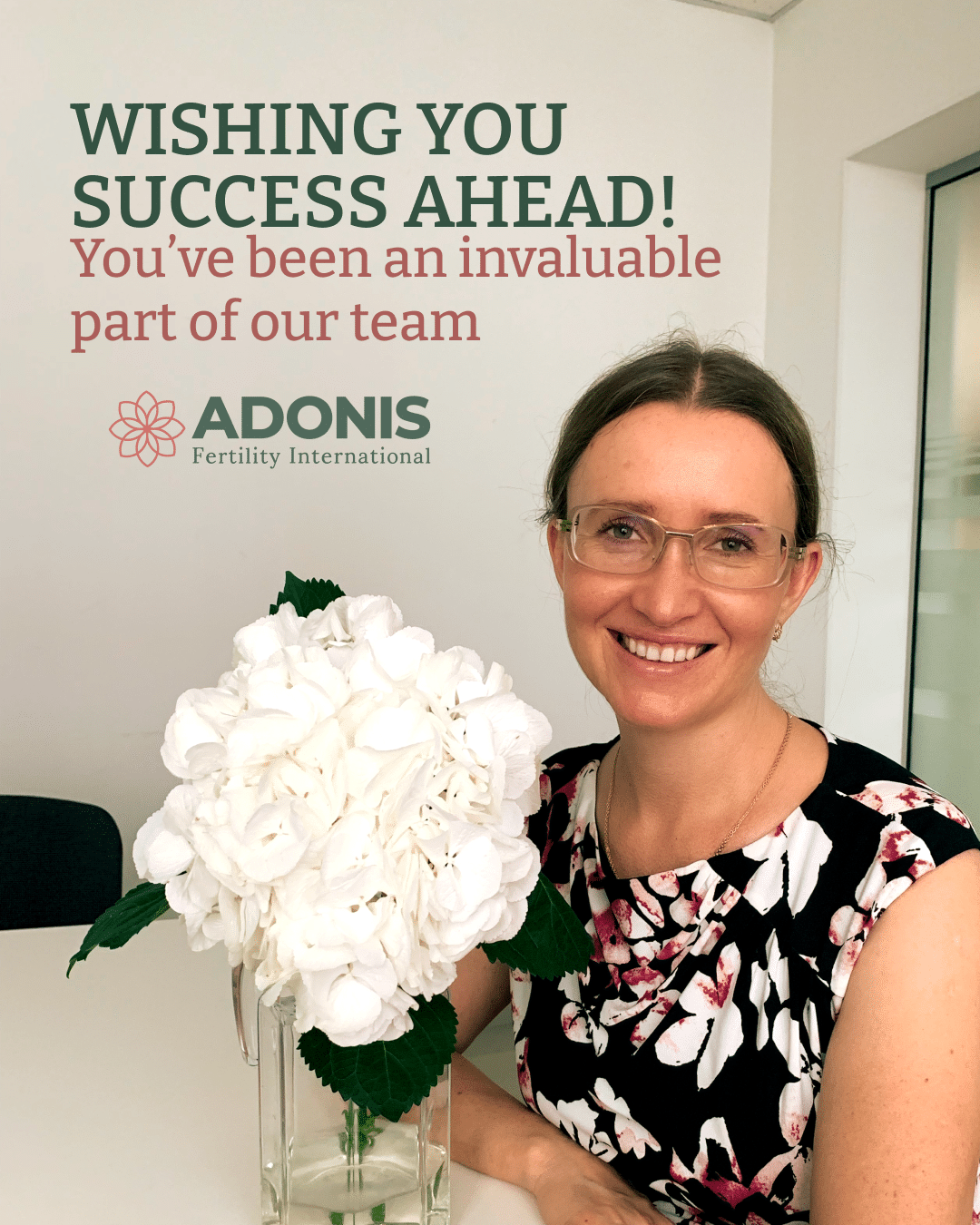 Thank You Maria Feekes for your incredible work for ADONIS! - Adonis ...